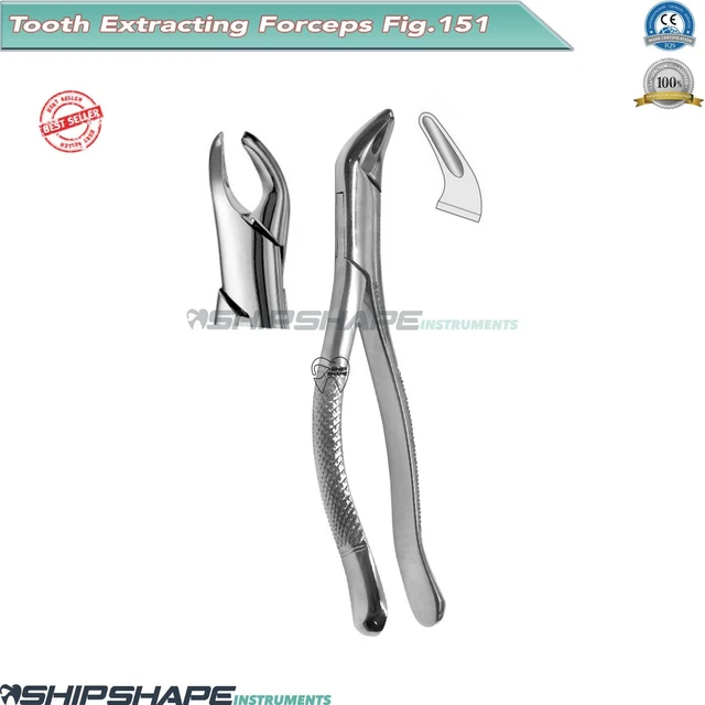 DENTAL EXTRACTING FORCEPS 151 Universal Surgical Tooth Extraction ...