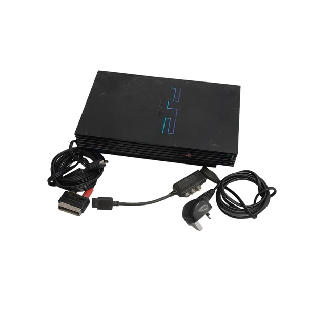 SONY PLAYSTATION 2 Ps2 Model Scph-39003 Black Gaming Console £7.99 ...