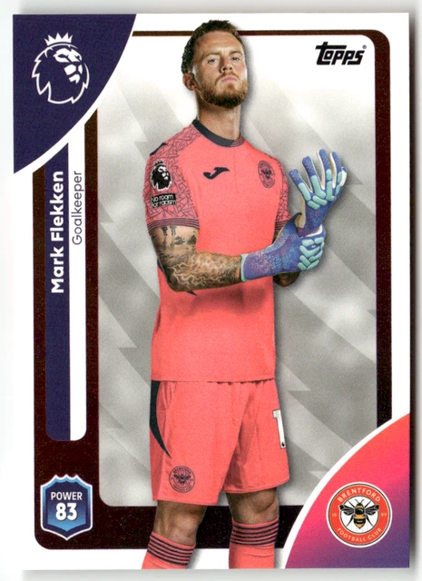 TOPPS PREMIER LEAGUE 2025-26 Soccer No. 56 Mark Flekken EUR 1,00 ...