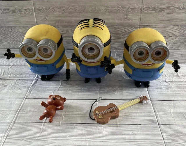 DESPICABLE ME MINION Dave & Bob Interactive Talking Figures Thinkway ... DESPICABLE ME MINION Dave & Bob Interactive Talking Figures Thinkway ...