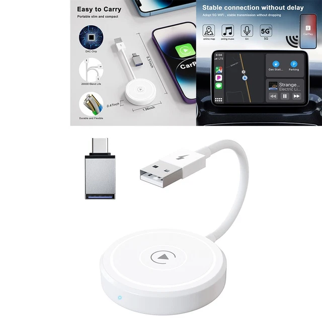 DONGLE CARPLAY SANS fil 1 pièce pour boîte Carplay flambant neuf ...