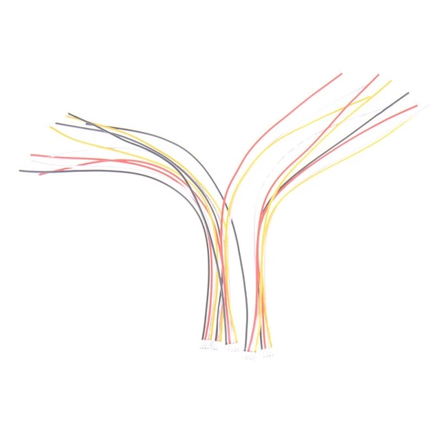 5PCS MINI MICRO JST 2.0mm PH 4-Pin Male Connector Plug Wires Cables ...