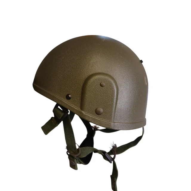 BRITISH ARMY GS MK6 Combat Helmet Olive Green Ballistic Protection ...