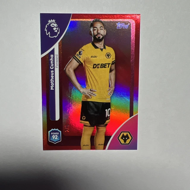 2/5 MATHEUS CUNHA Card TOPPS Premier league 2026 Card £6.53 - PicClick UK
