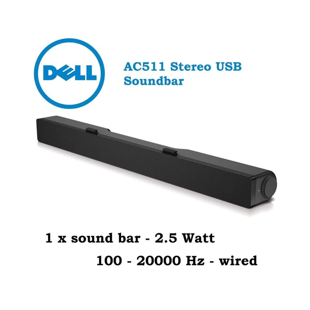 SOUNDBAR DELL SPEAKER Ac511 Dell Monitor E1941h E2014h E2414h E2014t ...