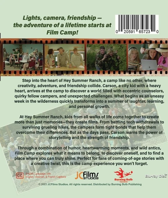 FILM CAMP (BLU-RAY) Eddie McClintock Jana Lee Hamblin Dean Cain Michael ...