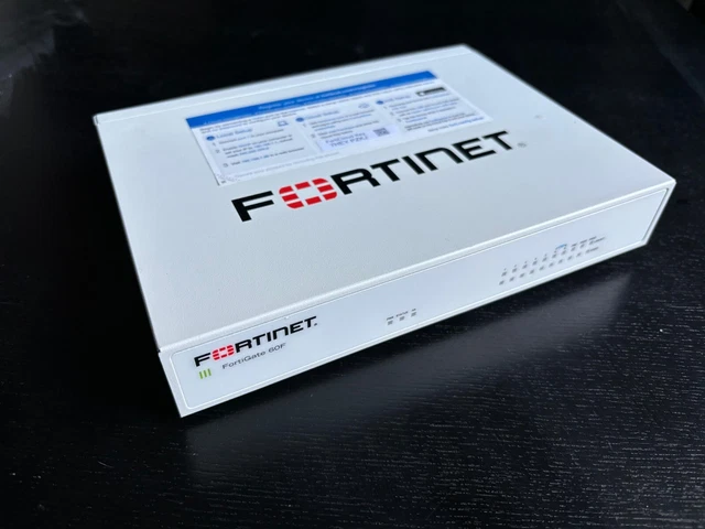 FORTINET FORTIGATE 60F Firewall - FortiOS 7.6.2 - Unregistered EUR 369 ...