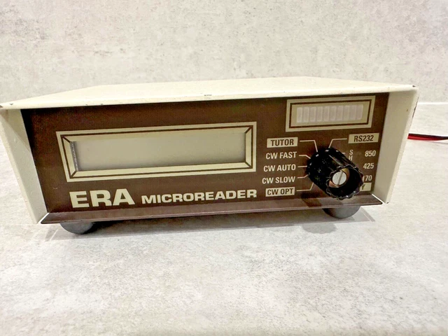 ERA MICROREADER/MORSE CODE and RTTY Decoder £31.00 - PicClick UK