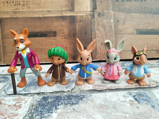 PETER RABBIT FIGURES - Benjamin Bunny Lily Bobtail Mr Todd Fox ...