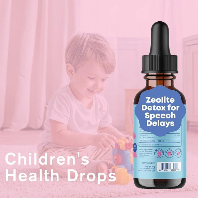 LINGO LEAP CHILDREN'S Drops - Zeolite Detox for Speech Delays Therapy ...