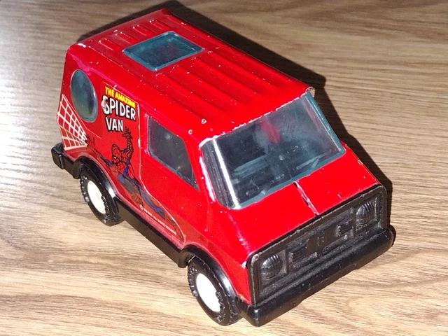 VINTAGE METAL BUDDY L - SPIDERMAN SPIDER VAN 1:43 made in Japan £6.50 ...