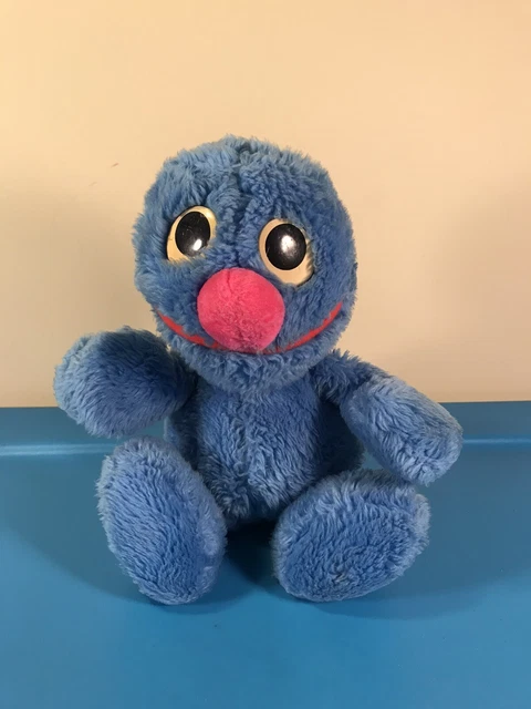 VINTAGE 12& PLAYSKOOL Sesame Street BLUE GROVER MUPPET plush stuffed £8 ...