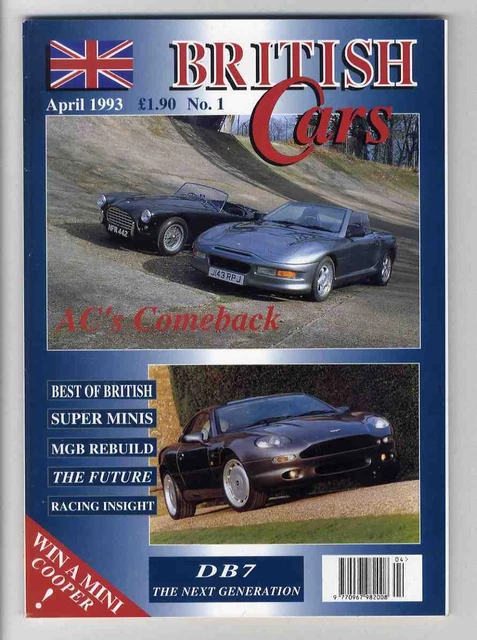 D1111 93.4 British Cars No1 Ford Mondeo AC Ace AC History Rolls Royce ...