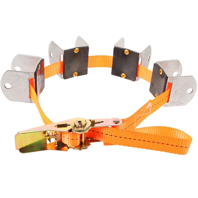 TREE LOCKING STRAP Garden Staking Support Frame Fixator Iron Cup Stake ...