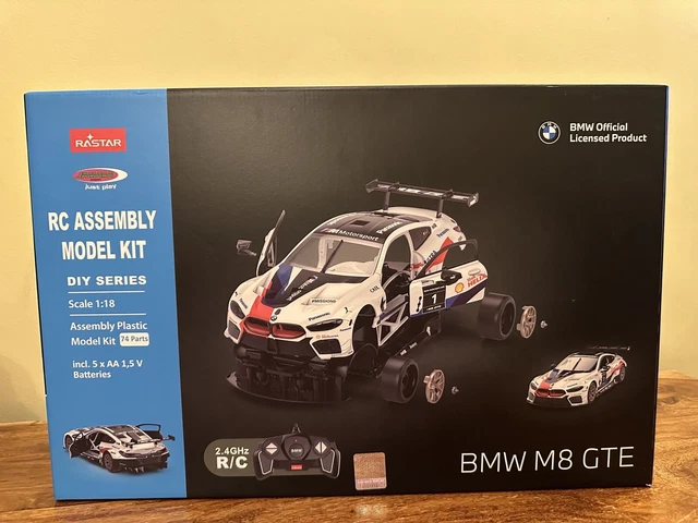 RASTAR BMW OFFICIALLY Licensed RC BMW M8 GTE 1:18 Remote Control Car ...
