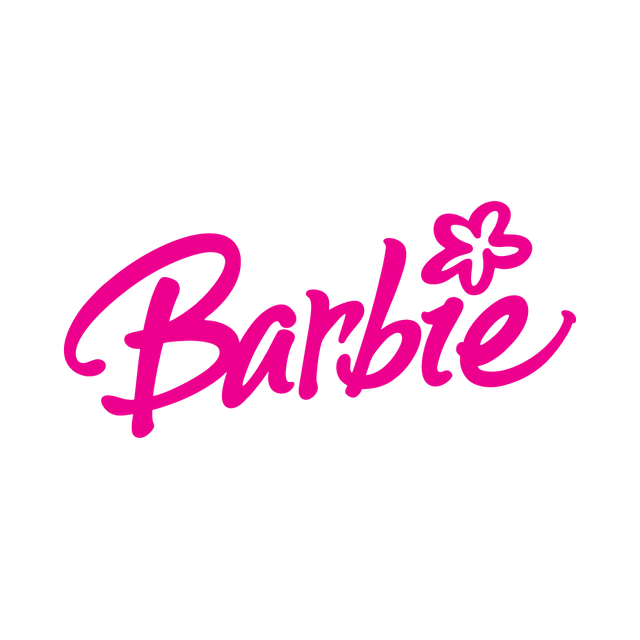 HOT PINK BARBIE / CUSTOM Logo Vinyl Wall Sticker Decal Lots Of Sizes ...