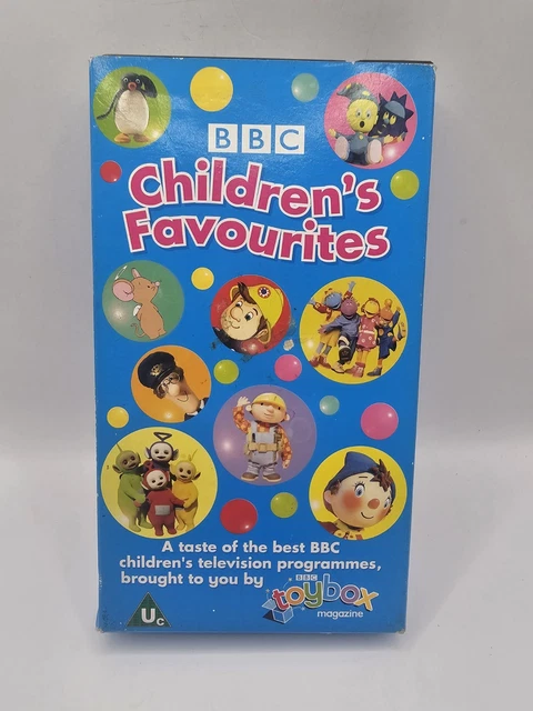 BBC CHILDREN'S FAVOURITES VHS - 2000 Only with Toybox Magazine Promo ...