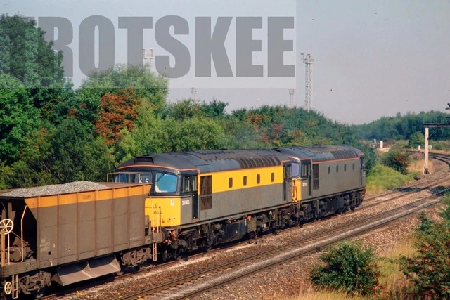 35MM SLIDE BR British Rail Diesel Loco Class 33 33118/065 1990 Original ...