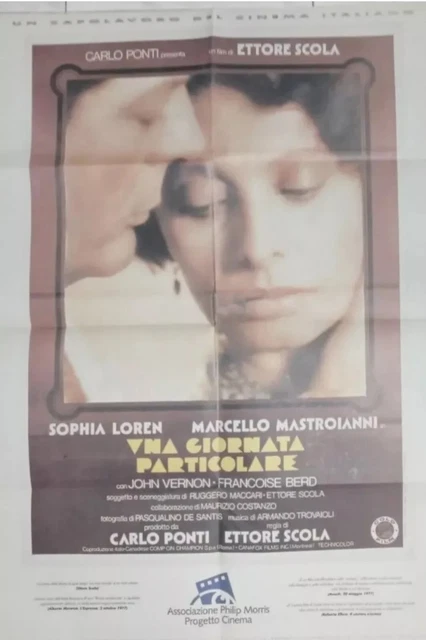 POSTER LOCANDINA UNA Giornata Particolare Sophia Loren Marcello ...