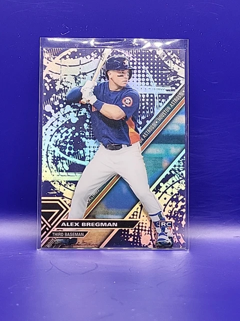 2017 TOPPS HIGH TEK Alex Bregman RC recrue Houston Astros HT-ABR EUR 3 ...