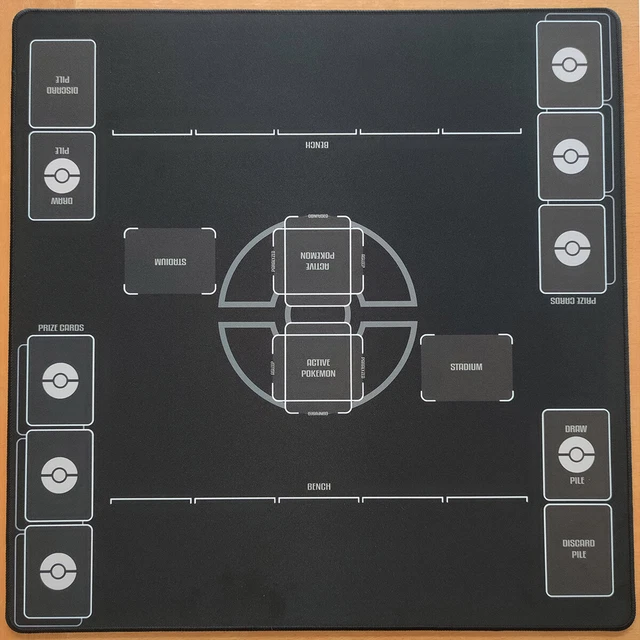 POKEMON DOUBLE PLAYMAT - Basic Spielmatte Unterlage OVP Pokémon TCG ...