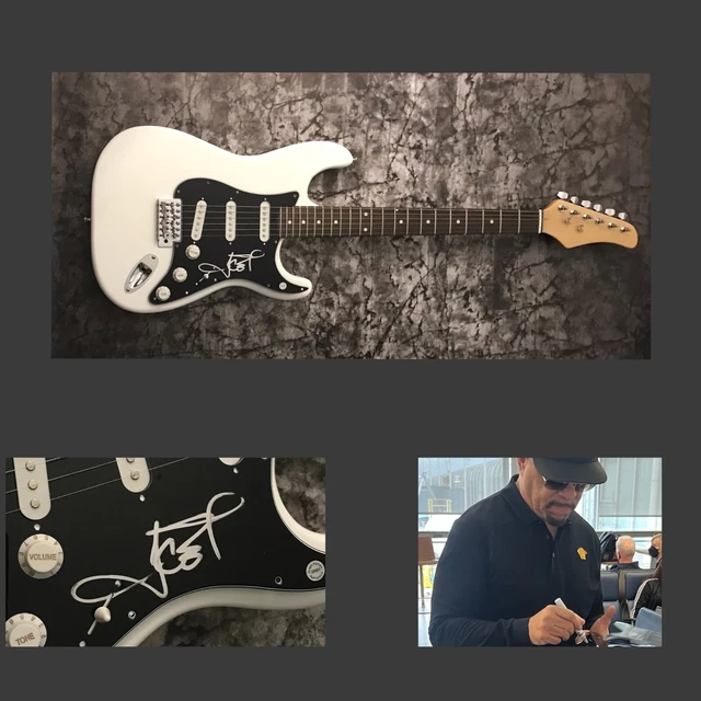 GFA CORPS COMTE Tracy Moelle Ice-T Signé Électrique Guitare Proof EUR ...