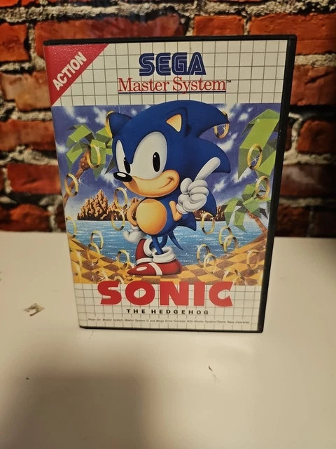 SEGA MASTER SYSTEM Sonic The Hedgehog Neu&Ovp Vintage Retro Vga Wata ...