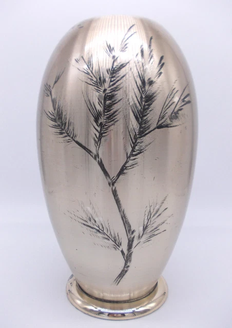 WMF IKORA VASE Art Deco 30s H 24 cm Metall Silverplate versilbert ...