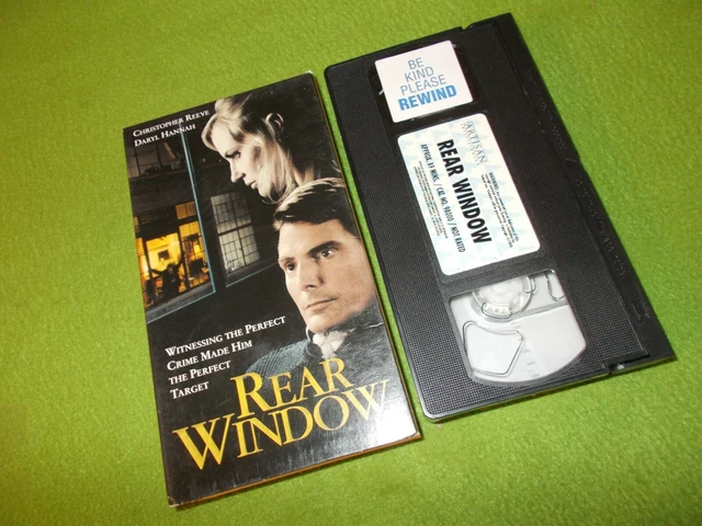 REAR WINDOW (VHS) Christopher Reeve DARYL HANNAH £5.27 - PicClick UK