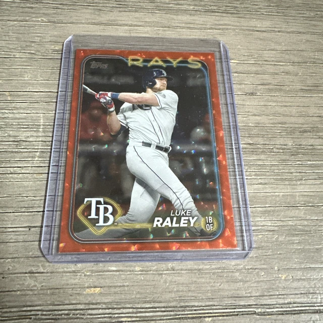 CARTA 2024 TOPPS Series 1 #181 Luke Raley Lamina Arancione Parallela ...