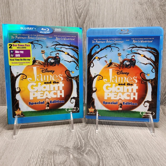 JAMES AND THE Giant Peach Blu-ray + DVD + OOP Very Rare Slipcover ...