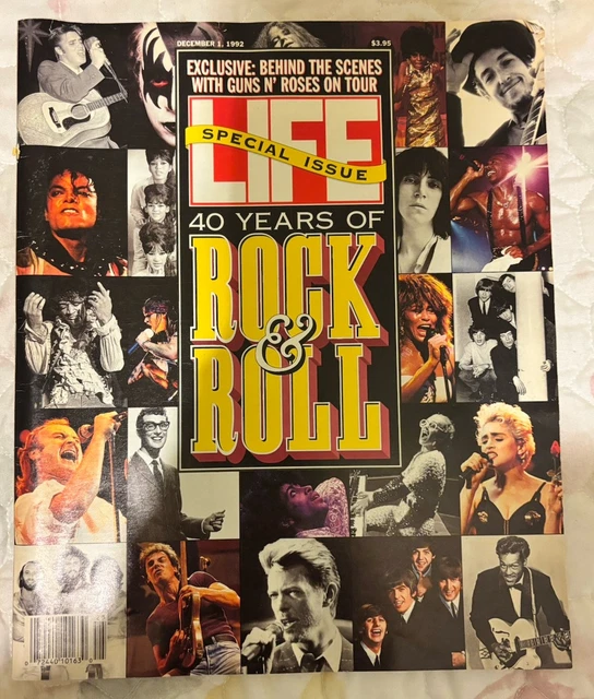 LIFE MAGAZINE &SPECIAL Issue 40 Years Of Rock & Roll" December 1992 £0. ...