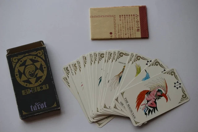 MEGAMI TENSEI II 2 Atlus Fan Club DDS-NET Member Limited Tarot Cards w ...