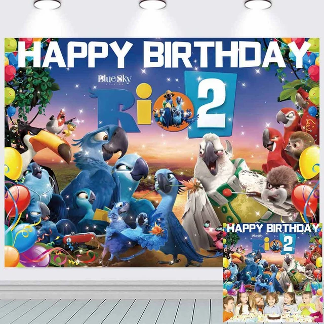 GABBY’S DOLLHOUSE HAPPY Birthday Backdrop Banner Background Cartoon ...