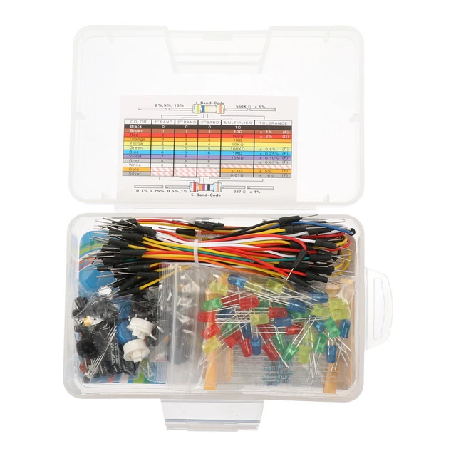 CAPACITOR IRON BREADBOARD Electronic Components Kit Circuit £15.43 ...