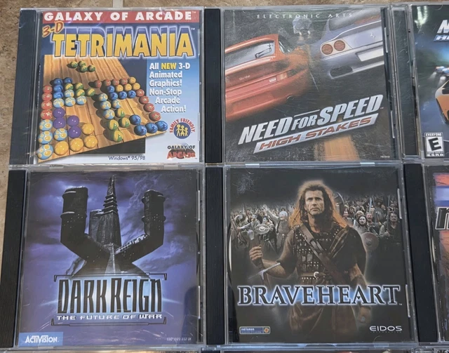 VINTAGE PC GAMES Lot - 13 Titles Mixed Genres Retro Gaming CD-ROM $42. ...