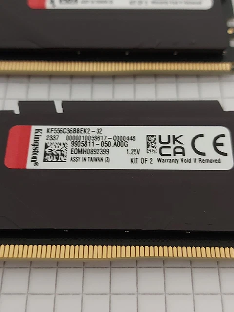 KINGSTON FURY BEAST 32 GB DDR5 5600 RAM (2x 16 GB) Dual-Kit ...