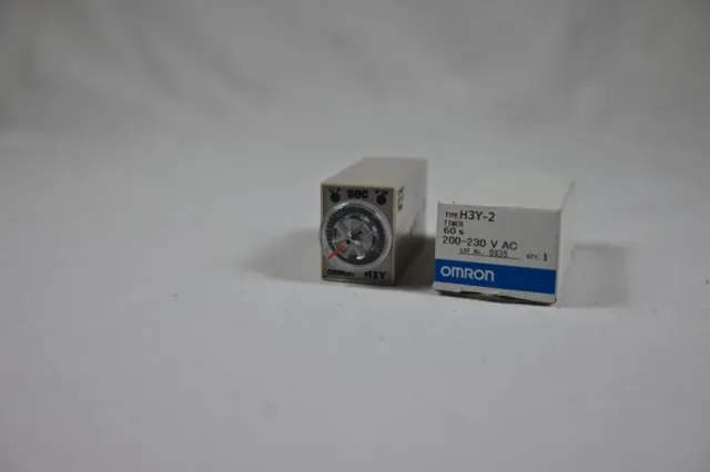OMRON H3Y-2 SOLID State Timer SST Stato Solido 60 sec 5A 200 230 VAC EUR 12,00 - PicClick IT