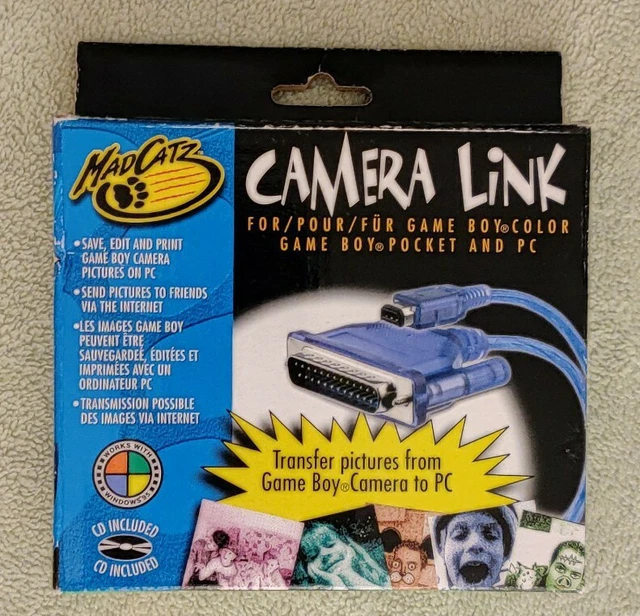 CAMERA LINK DE Mad Catz pour Nintendo Game Boy Color - Complet EUR 24 ...