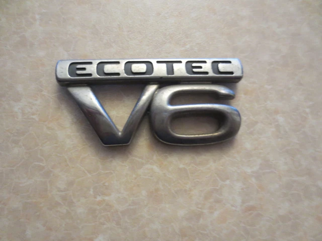 ORIGINAL HOLDEN V6 Ecotec car plastic badge / emblem ...