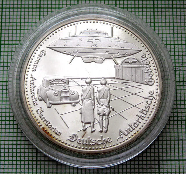 NEW SWABIA NEUSCHWABENLAND German Arctic Territory 2015 2 Mark, Foo ...