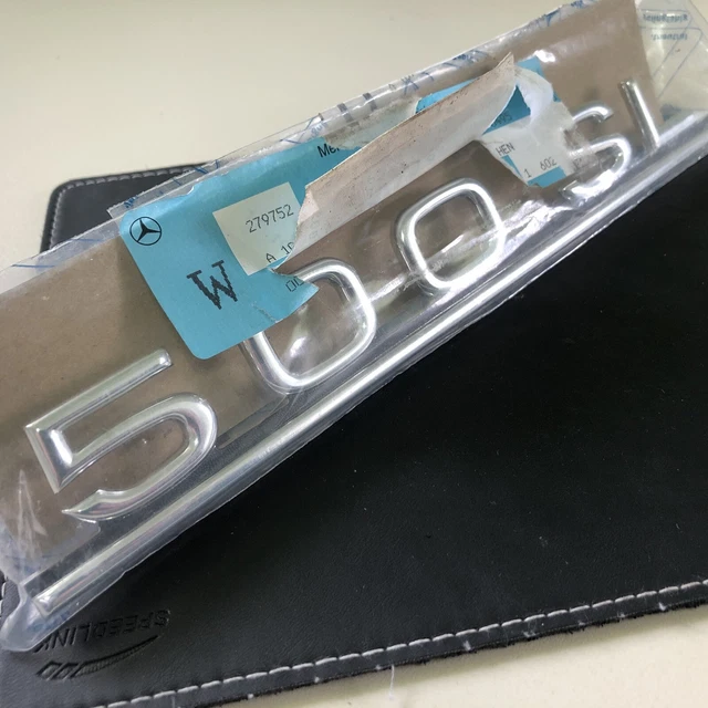 MERCEDES-BENZ 500 SL nameplate type mark original name plate - NEW! £ ...