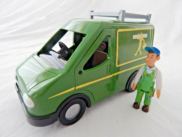 FIREMAN SAM - Mike Flood Figure With Mike's Works Van £8.99 - PicClick UK