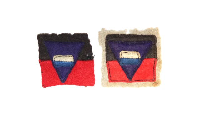 2 DIFFERENT ORIGINAL WW2 Australian Army Unit Colour Patches- 6th Mil ... 2 DIFFERENT ORIGINAL WW2 Australian Army Unit Colour Patches- 6th Mil ...