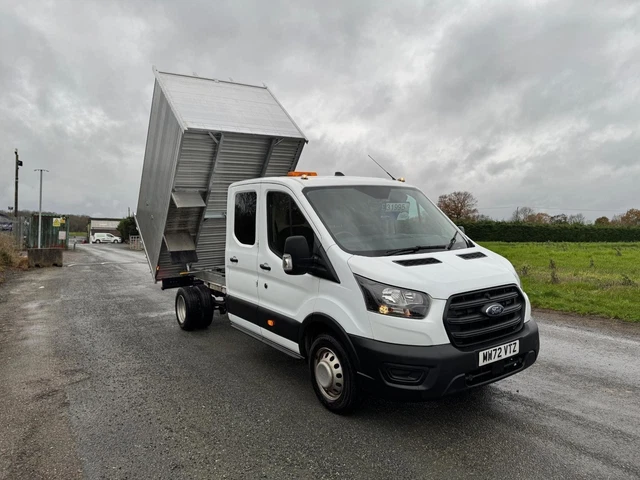 FORD TRANSIT 2.0 350 EcoBlue HD Leader L 4 Double Cab tipper Arb 4dr ...