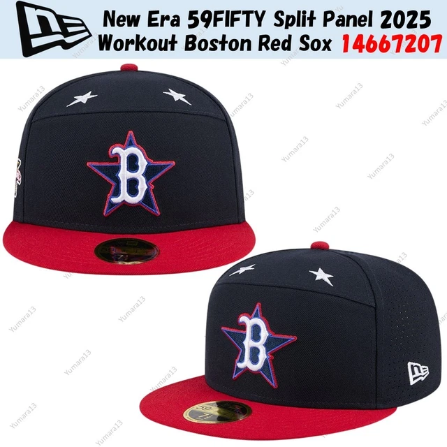 NEW ERA 59FIFTY Split Panel 2025 Workout Boston Red Sox 14667207 £97.88 ...