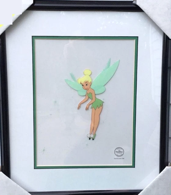 WALT DISNEY STUDIOS | PLAYFUL PIXIE SERICEL NEW TINKERBELL PAN ART RARE ...