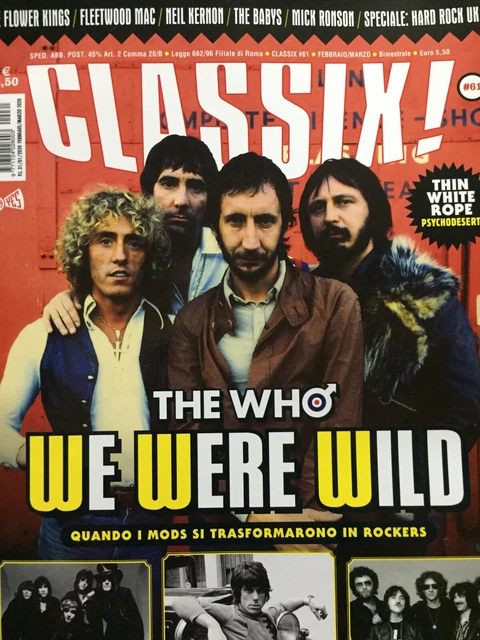 CLASSIX 2020 61.THE Who,Neil Kernon,The Quireboys,Thin White Rose ...