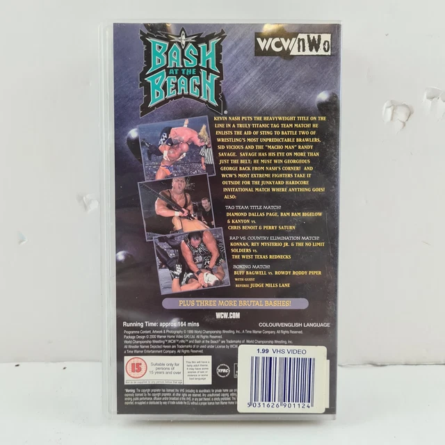 WCW NWO VHS Bash at the Beach July 11th 1999 WWE Sting Macho Man £7.99 - PicClick UK
