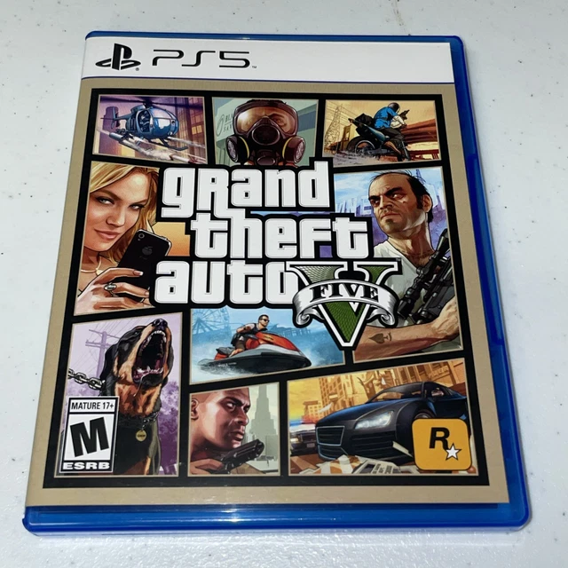 GRAND THEFT AUTO V 5 Standard Edition (Sony PlayStation 5, 2022) PS5 ... GRAND THEFT AUTO V 5 Standard Edition (Sony PlayStation 5, 2022) PS5 ...